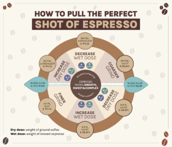Espresso Extraction Charts: How to Pull the Best Shot! | Corner Coffee ...